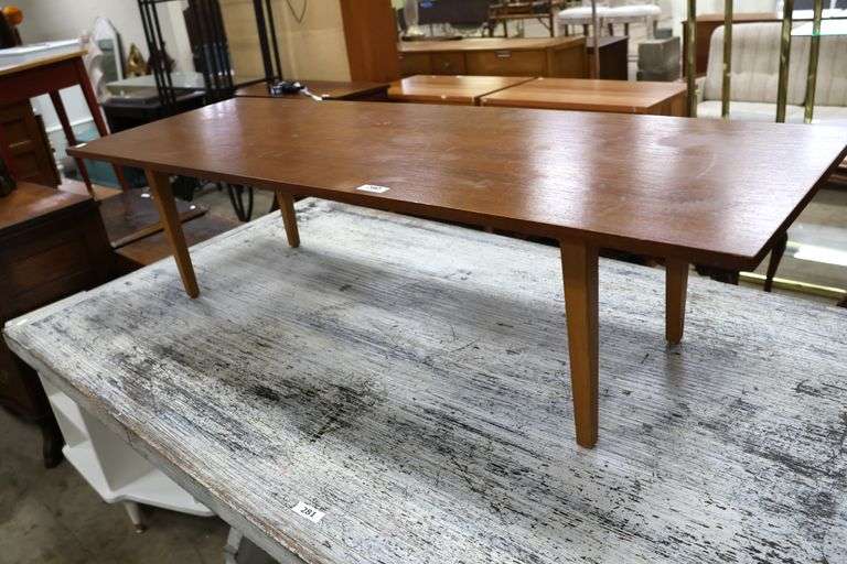 MCM Walnut Coffee Table - Dixon's Auction at Crumpton