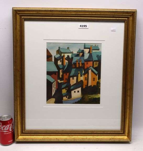 Modern Artist-Signed Print - Dixon's Auction at Crumpton