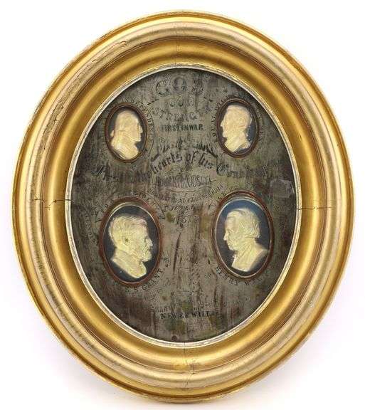 Gen. Ulysses S. Grant 1872 U.S. Presidential Campaign Plaque Norris ...