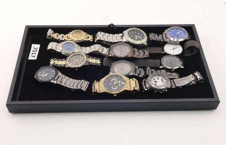 1 Tray Assorted Costume Jewelry Watches - Dixon's Auction at Crumpton
