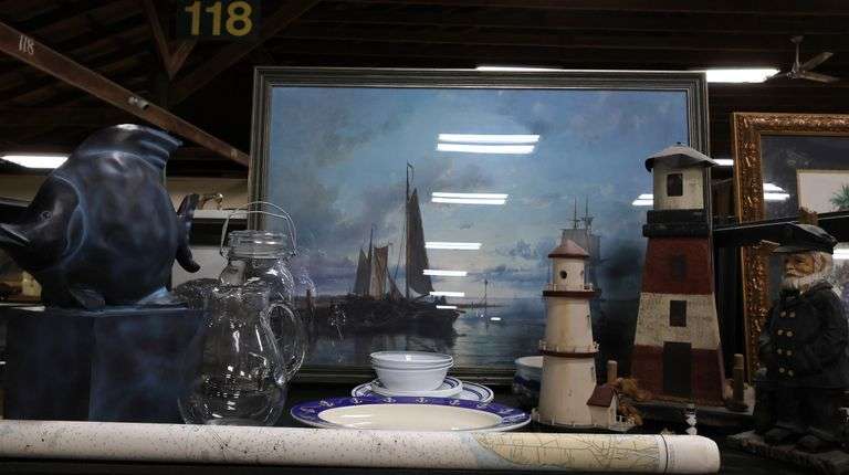 Nautical Decor, Chart, Old Salt, Lighthouse, Sailboat Print, Dishes Etc ...