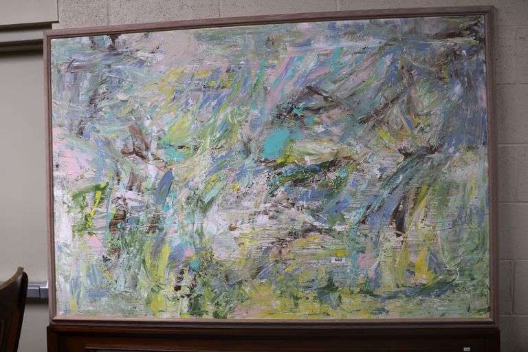 MCM Abstract Painting - Dixon's Auction at Crumpton