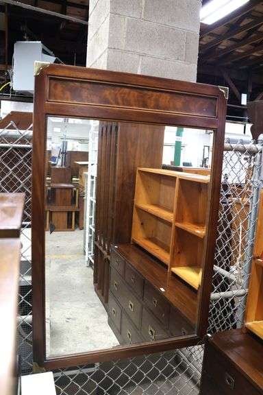 National of MT. Airy MCM Campaign Style Mirror - Dixon's Auction at ...