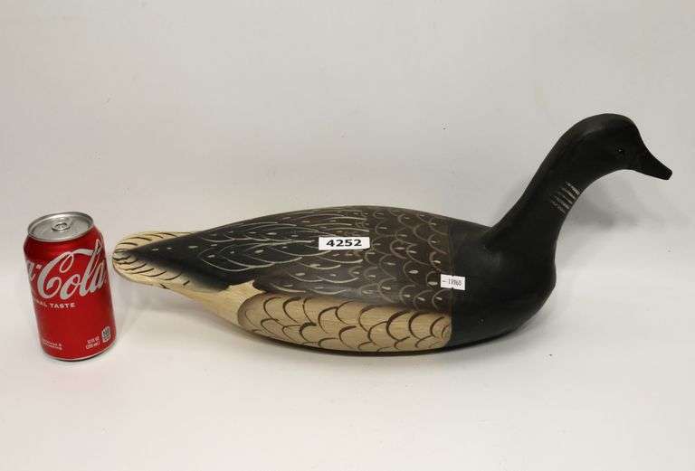 Jimmy Bowden Brant Decoy - Dixon's Auction at Crumpton