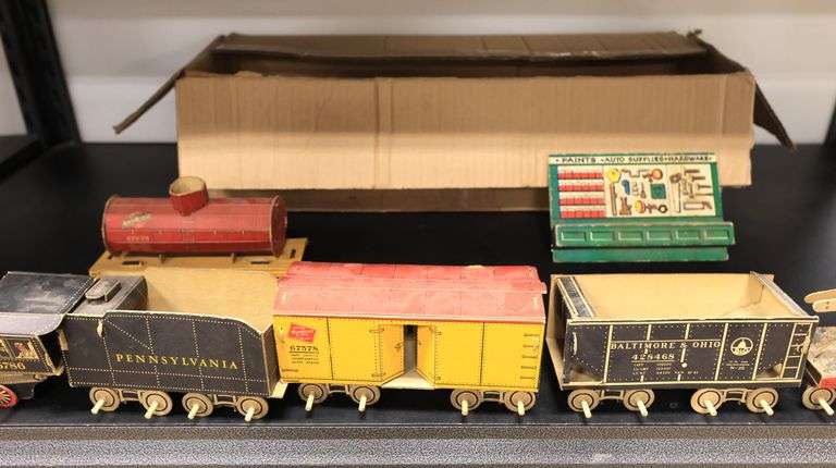 Vintage Toy Cardboard Train Set - Dixon's Auction at Crumpton