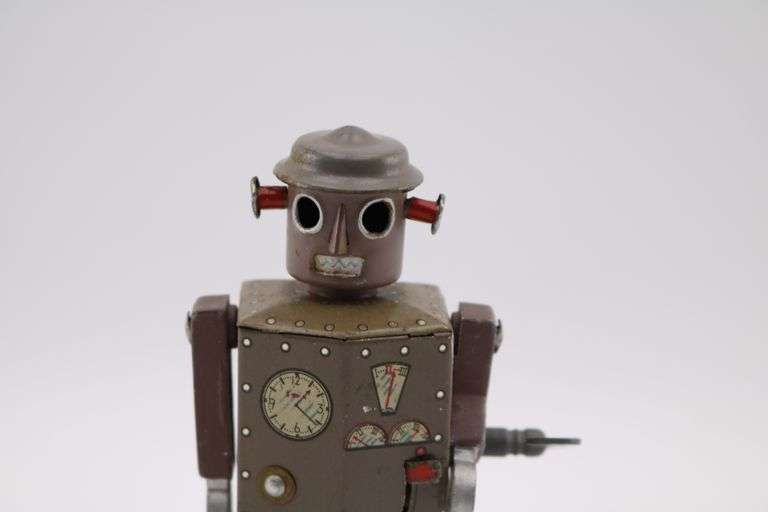 Original 1940s Japan Atomic Robot Man tin windup toy - Dixon's Auction ...