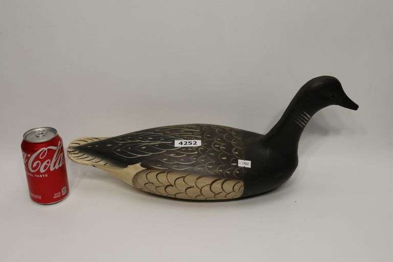 Jimmy Bowden Brant Decoy - Dixon's Auction at Crumpton