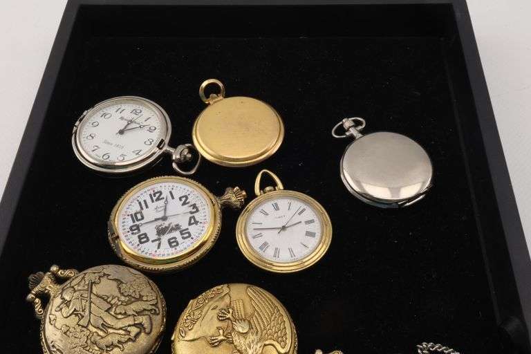 Tray Lot of Pocket Watches - Dixon's Auction at Crumpton