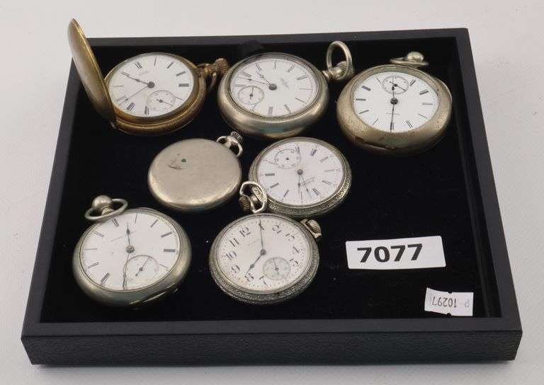 Tray Lot of Pocket Watches - Dixon's Auction at Crumpton