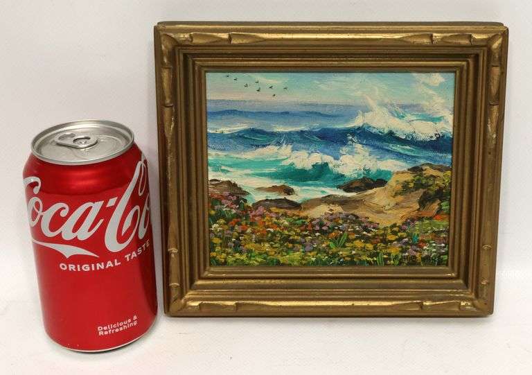 Marie Ware Carmel, CA Scene Oil Painting - Dixon's Auction at Crumpton