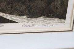 Vintage Artist-Signed Print - Dixon's Auction at Crumpton