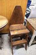 Vintage Metamorphic Ironing Board Step Stool - Dixon's Auction at Crumpton
