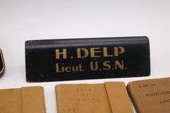 World War II USN Aviator Archive of Lieutenant Harry Delp including war ...