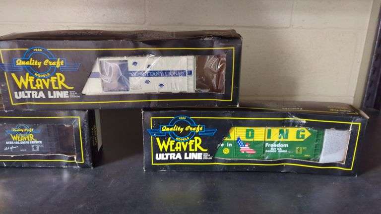 Lot of Vintage Quality Craft Weaver Ultra Line Train Cars - Dixon's ...
