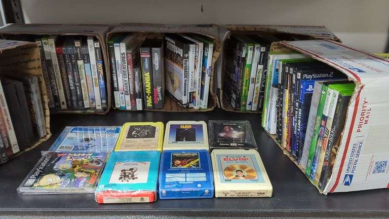 Lot of Video Games For Xbox & Playstation, 8-Track Tapes Etc. - Dixon's ...