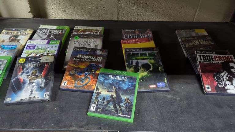 Lot of Video Games, Xbox One, PS3, Gamecube Etc. - Dixon's Auction at ...