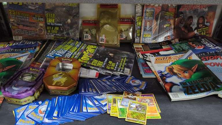 Lot of Pokemon Cards, Nintendo Power Magazines Etc. - Dixon's Auction ...
