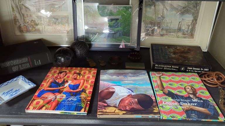 Lot Kehinde Wiley Books, Framed Prints, Jewelry Etc. - Dixon's Auction ...