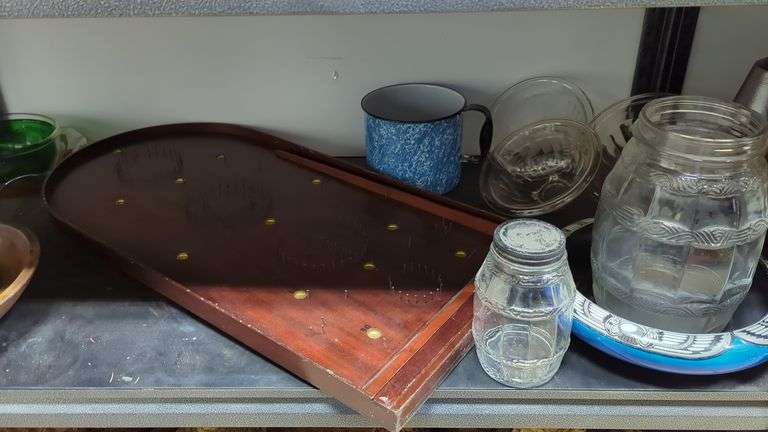 Lot Vintage Cooking Tools, Chance Style Game, Counter Jars Etc. - Dixon ...