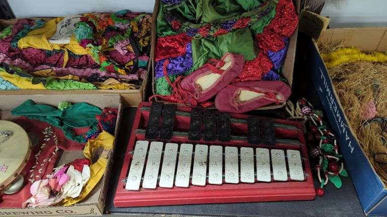 Lot Vintage Child's Costumes, Shoes, Musical Instruments Etc. - Dixon's ...