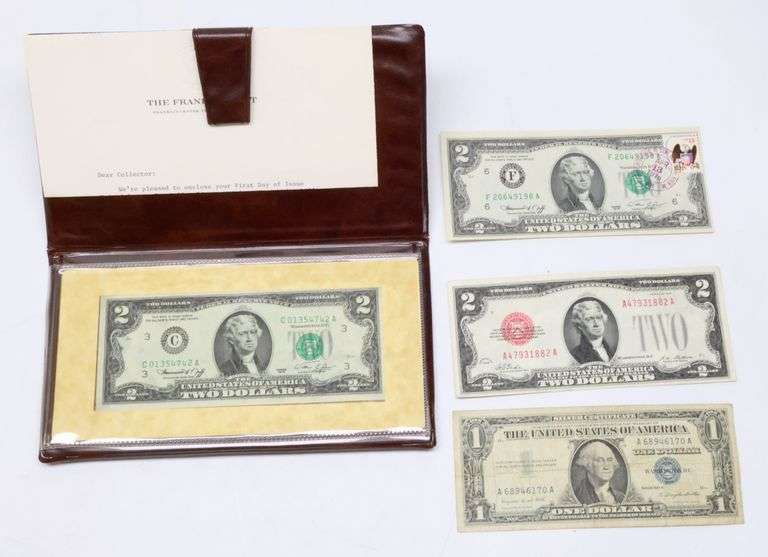 U.S. Collectable Paper Money. $7 Face Value - Dixon's Auction at Crumpton
