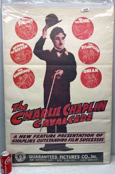 Charlie Chaplin Poster - Dixon's Auction at Crumpton