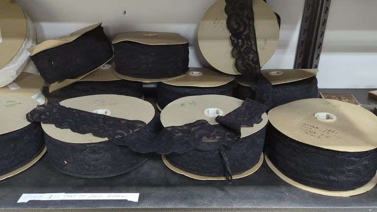 Over 1200 Yards of Lace Ribbon - Dixon's Auction at Crumpton