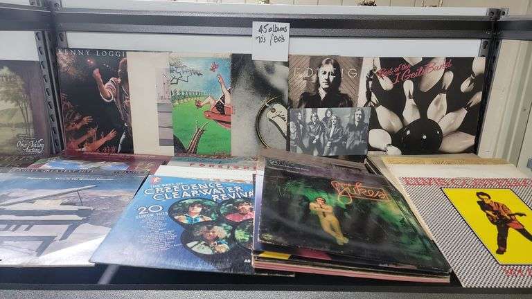 (45) Vintage Record Albums - Dixon's Auction at Crumpton