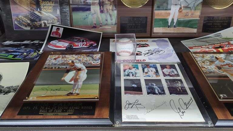 Lot of Signed Sports Photos, Baseball Etc. - Dixon's Auction at Crumpton