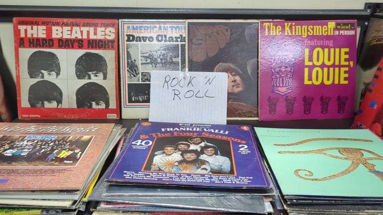 Collection of Vintage Record Albums - Dixon's Auction at Crumpton