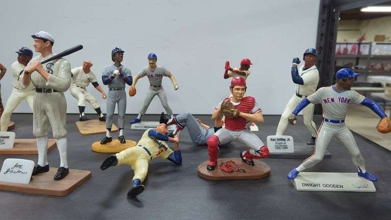 Collection of Baseball Player Figurines - Dixon's Auction at Crumpton
