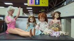 Lot of Vintage Dolls, Barbie, Miss Piggy Puppet Etc. - Dixon's Auction ...