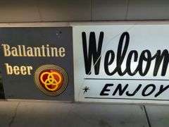 Ballantine Beer Advertising Sign - Dixon's Auction at Crumpton