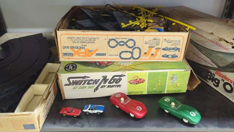 Lot of Vintage Race Car Toys, Switch N Go, Phoenix 500 Etc. - Dixon's ...