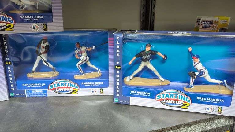 (5) Starting Lineup Baseball Action Figures - Dixon's Auction at Crumpton