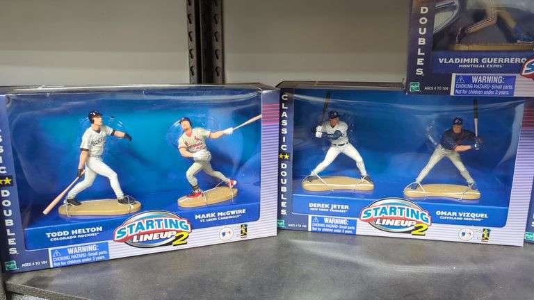 (5) Starting Lineup Baseball Action Figures - Dixon's Auction at Crumpton