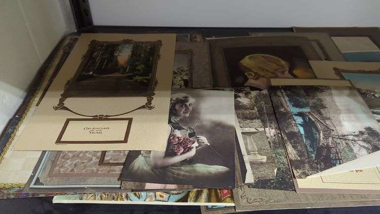 Lot of Vintage / Antique Prints & Calendar Ephemera - Dixon's Auction ...