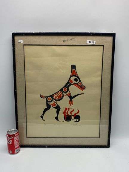 Art Thompson Print - Dixon's Auction at Crumpton