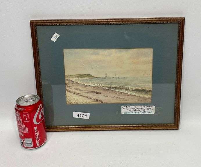Ella Freeman Crowell Watercolor Painting - Dixon's Auction at Crumpton