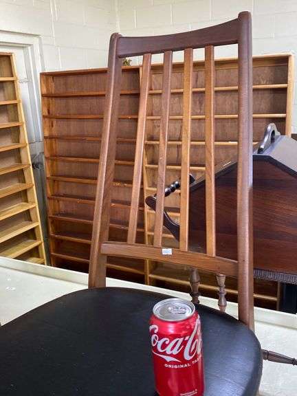 Pair MCM Dining Chairs, One Leg Broken - Dixon's Auction at Crumpton