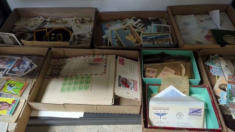 Lot of Vintage / Antique Postcards, Stamps Etc. - Dixon's Auction at ...