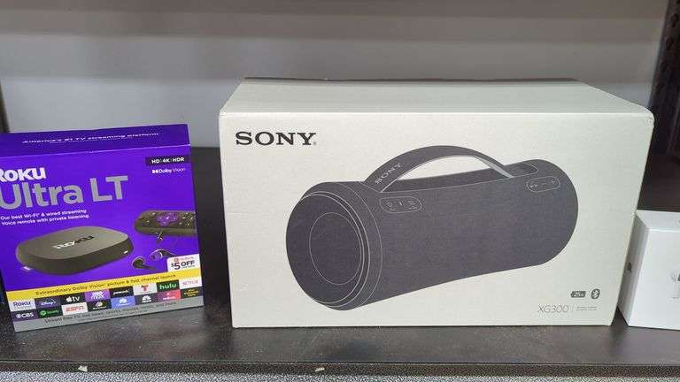 (4)Pieces, Sony XG300 Speaker, Roku, Airpods Pro & Spada Watch - Dixon ...