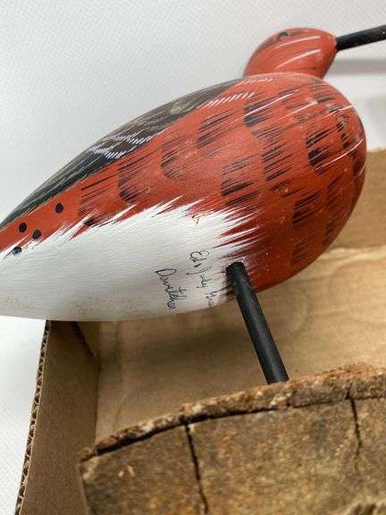 2 Ed & Judy Green Dowitcher Decoys - Dixon's Auction at Crumpton