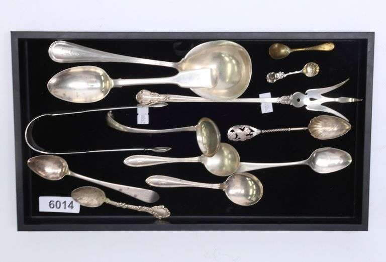 Sterling Silver Serving Pieces & Flatware 10.9 ozt - Dixon's Auction at Crumpton