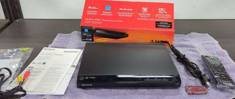 Sony DVD Player Dvp-Sr210p (Appears Unused) - Dixon's Auction at Crumpton