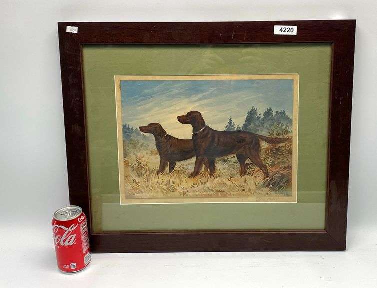 Alexander Pope Artist Signed Print - Dixon's Auction at Crumpton