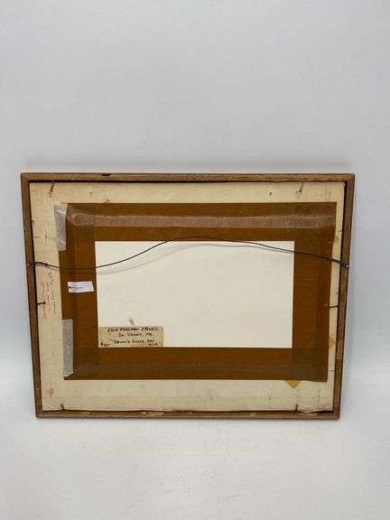 Ella Freeman Crowell Watercolor Painting - Dixon's Auction at Crumpton