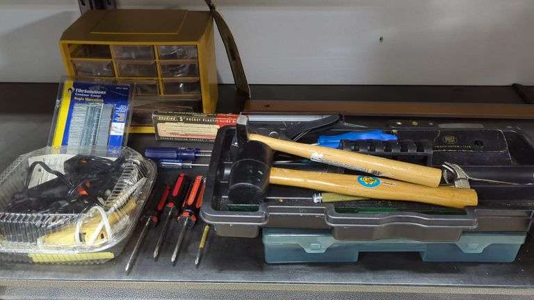 Lot of Hand Tools, Screwdrivers, Happer Etc. - Dixon's Auction at Crumpton