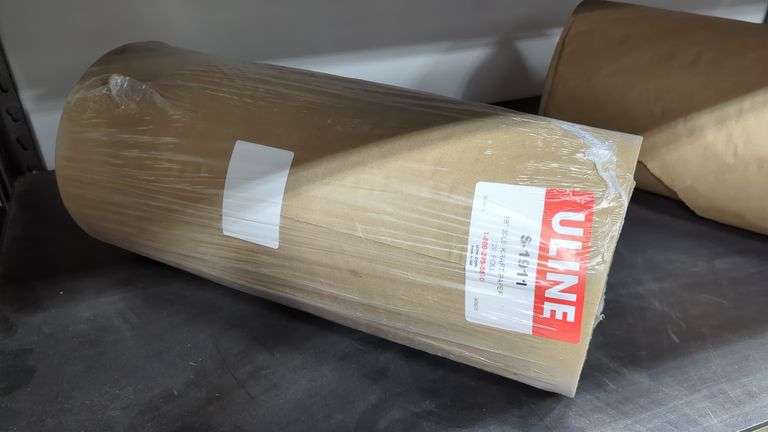 (2) Rolls of Uline Packing Paper - Dixon's Auction at Crumpton