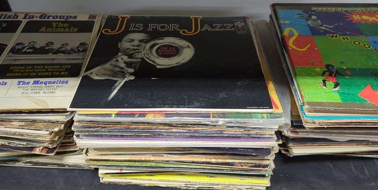 Collection of Vintage Record Albums - Dixon's Auction at Crumpton